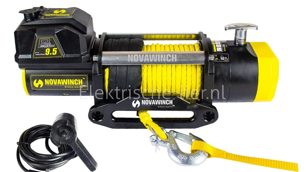 NOVA WINCH 9500 SR24 Volt Elektrische lier met 26 meter liertouw