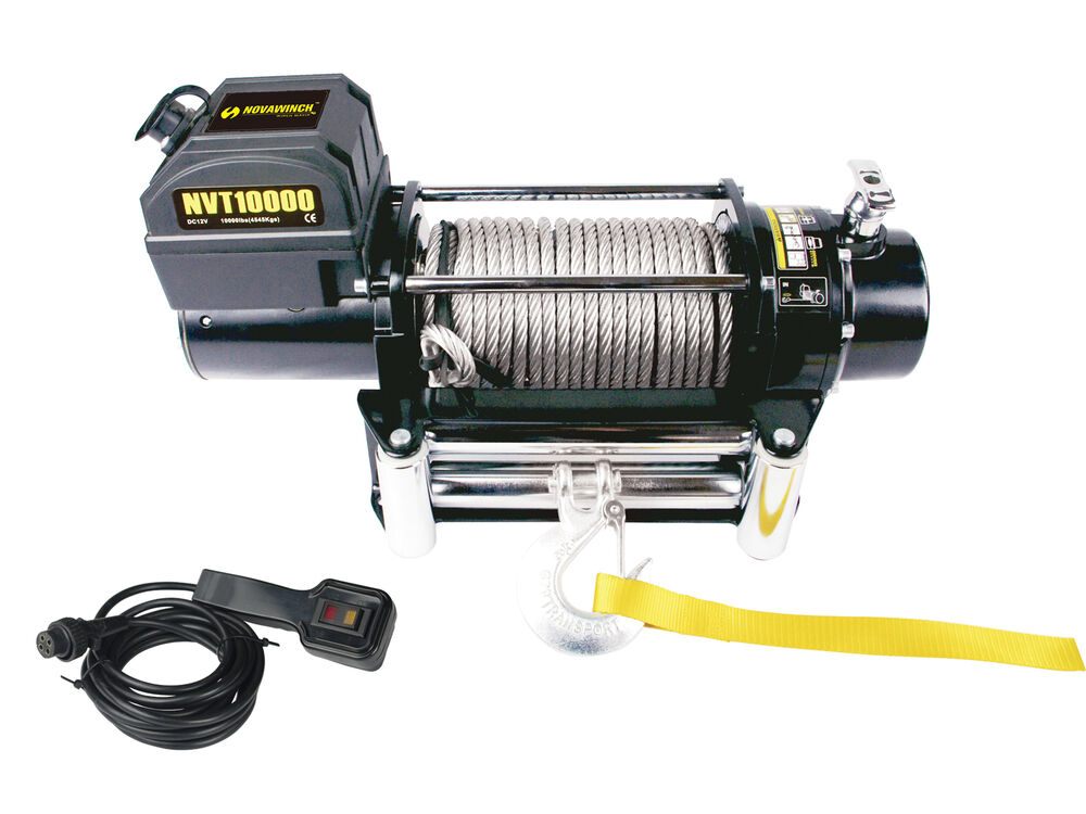 Sterke NovaWinch 12 volt Elektrische Lier met lierkabel